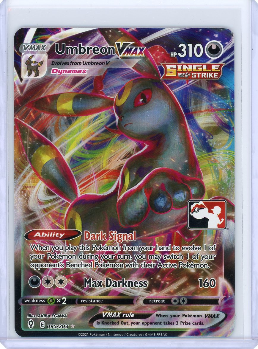 Umbreon VMAX - Prize Pack Series Cards – Holo Horse Games LLC