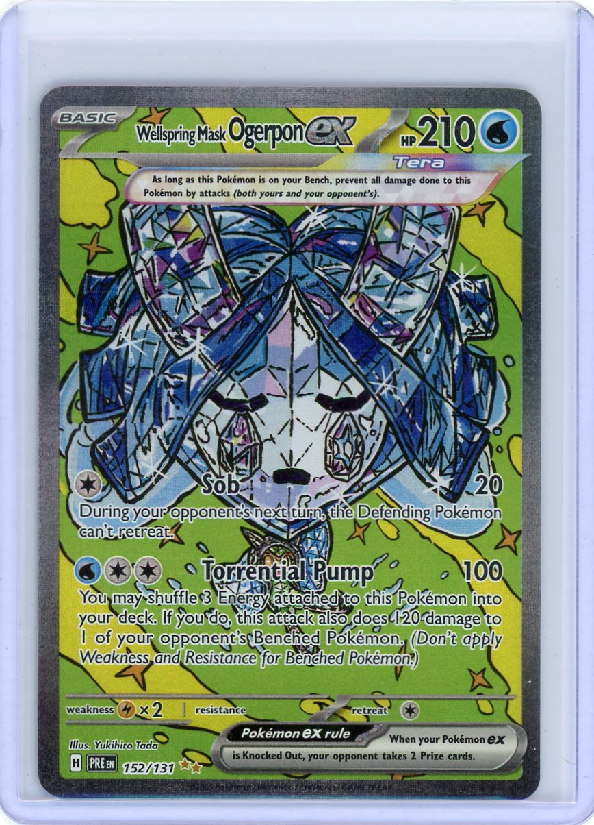 Wellspring Mask Ogerpon ex - 152/131 - SV: Prismatic Evolutions – Holo ...